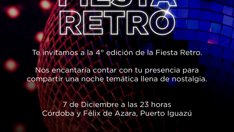 Panoramic Grand presenta una noche inolvidable con la Fiesta Retro ...